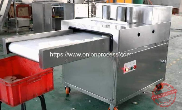 High Quality Onion Ring Plate Cutting Machine with Conveyor | Onion ...
